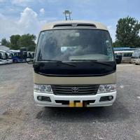 China 2018 Used Toyota Coaster Bus 6GR Engine 20 Seats Mini Bus Euro 3 Emission Standard for sale