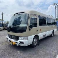 China 2018 Used Toyota Coaster Bus 6GR Engine 20 Seats Mini Bus Euro 3 Emission Standard for sale
