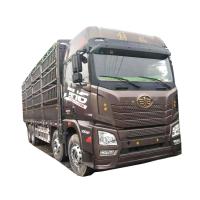 China 16 Ton Load Capacity 8*4 FAW Cargo Truck 9.65M Van Lorry Truck for Africa for sale