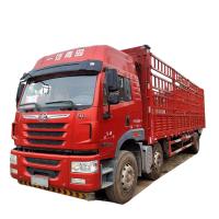 China 16 Ton Load Capacity 8*4 FAW Cargo Truck 9.65M Van Lorry Truck for Africa for sale