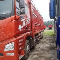 China 16 Ton Load Capacity 8*4 FAW Cargo Truck 9.65M Van Lorry Truck for Africa for sale