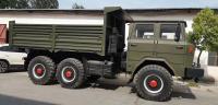 China Used Cargo Tank Dimension 4200 x 2450 x 1000mm 6x6 Weichai Engine SX2150 Off-Road Truck for sale