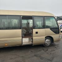 China Fuel Type Diesel 6GR Engine Used Toyota Coaster Bus with 17 Seats and Left Hand Drive for sale