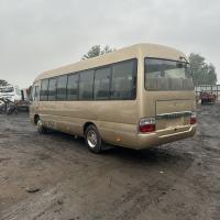 China Fuel Type Diesel 6GR Engine Used Toyota Coaster Bus with 17 Seats and Left Hand Drive for sale