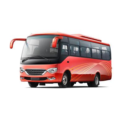 China 7.3M 24 Sets Electric Mini Coach Bus with 7.50R16 Tires and Automatic Transmission for sale