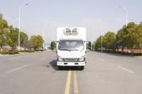 China White Refrigeration 6wheels 4x2 Refrigerated Container Truck with Euro 6 Standard for sale