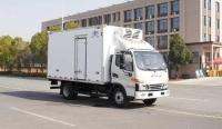 China White Refrigeration 6wheels 4x2 Refrigerated Container Truck with Euro 6 Standard for sale