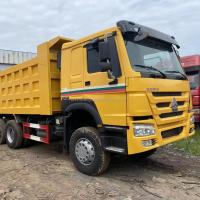 China Used Sinotruk Howo 10 Tyres 6X4 40Ton Tipper 371 375HP Long Distance Mine Sand Dump Trucks for sale