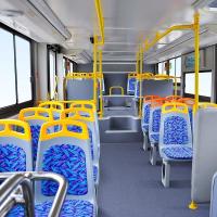 China 11320x2550x4200 Rear Axle 13.0T Rear Axle/Drum Brake LHD City Bus Passenger Buses for sale