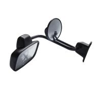 China Passenger Bus Side Mirror for Toyota Coaster Small Circular Panoramic Rearview Mirror for sale