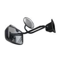 China Passenger Bus Side Mirror for Toyota Coaster Small Circular Panoramic Rearview Mirror for sale