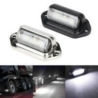 China Electroplated Side Lights for Truck Trailer Tail Warning Lamp Rear Car Bulb 6LED for sale