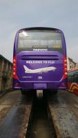 China Used Dawoo Bus with Yuchai Engine  Luxury City Buses and Right Hand Drive Coach for sale