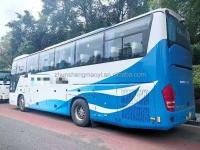 China Affordable 6118 Model 54-Seater Bus with Two Doors Airbag Chassis and 9726ML Displacement for sale