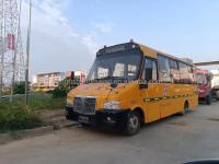 China 6-8L Engine Capacity LHD Yellow Second-hand School Bus for sale