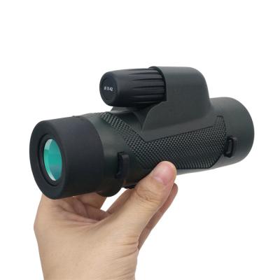 China Adults High Power Telescope 8x42 IPX7 Waterproof Monocular With Phone Holder for sale