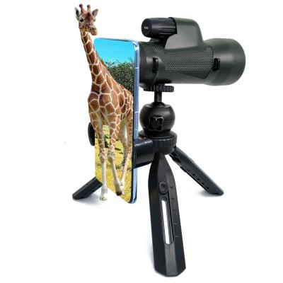 China High End Optical Mobile Phone Telescope 10X50 Monocular IPX7 Waterproof HD ED Glass for sale