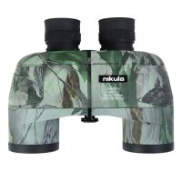 China Camouflage binoculars 10x50 Zoom Telescope with Built-in Rangefinder Binocular HD High times Waterproof for hunting for sale