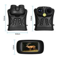 China 4K Smart Digital Night Vision Binoculars 4-32X Zoom Day & Night Vision Goggles with 850nm IR Illuminator for Outdoor Hunting for sale