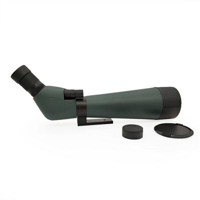 China 20-60x80 Birding Spotting Scope Green Sightseeing Telescope For Target Shooting for sale