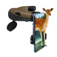 China High Power BAK4 FMC 12x60mm Mobile Phone Monocular Telescope With Carrying Box for sale