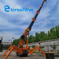 China CE EPA Electric Spider Crane 5 Ton Mini Crawler Portable Lifting Machine for Construction for sale