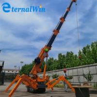 China EW 5.0 Mini Spider Crane - 5 Ton Capacity with 16.5m Telescopic Boom for Construction and Industrial Use for sale