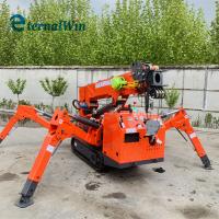 China 3 Ton Electric Mini Spider Crawler Crane With Wireless Remote Control for sale