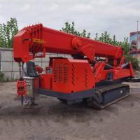 China Hydraulic Remote Control Spider Crawler Crane 5 Ton 8 Ton Capacity with 16.5m Boom Length and 2.5km/h Travel Speed for sale