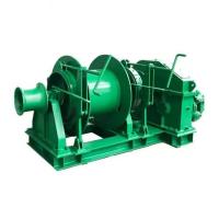 China 35-Ton Electric Hydraulic Marine Winch for Mooring Ships - 15m/min Rope Speed, 250m Drum Capacity for sale