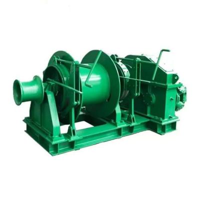 China 35-Ton Electric Hydraulic Marine Winch for Mooring Ships - 15m/min Rope Speed, 250m Drum Capacity for sale