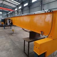 China 5Ton Single Girder Overhead Crane with Electric Hoist - 4m to 21.5m Span, 380V Power Supply for sale