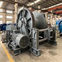 China 10-100 Ton Electric Hydraulic Marine Mooring Winch with 8-60mm Wire Diameter for Ships and Offshore Platforms for sale