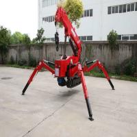 China Mini Gasoline Crawler Crane 1 Ton with Telescopic Boom and Remote Control - EW1.0 Model with Honda GX270 Engine for sale