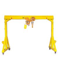 China Electric Gantry Crane 3.2-32 Ton Capacity with 7.5-30m Span and Multiple Control Options for sale