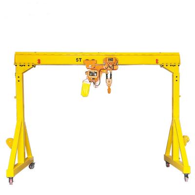 China Electric Gantry Crane 3.2-32 Ton Capacity with 7.5-30m Span and Multiple Control Options for sale