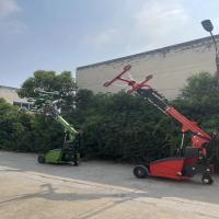 China 3.5 Meter Auto Electric Mobile Glass Vacuum Lifter Robot with 300-800kg Capacity and 3500mm Lifting Height for sale