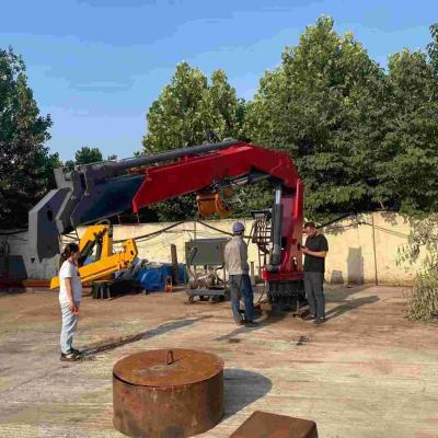 China 10-15 Ton Electric Hydraulic Marine Ship Crane with 12m Working Radius and 15m/min Lifting Speed for Fishing Boats for sale