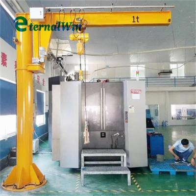 China Floor Mounted Jib Crane 2-10 Ton Capacity with 5m Radius and 360° Rotation for Warehouse Use for sale