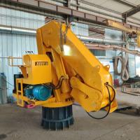 China Electric Marine Knuckle Boom Deck Crane 5-25 Ton Capacity with 15m/min Speed and 10-20m Radius for sale