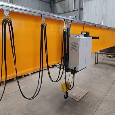 China European Electric Single Beam Overhead Crane 3.2-25 Ton Capacity with 10.5m Lifting Height and 380V Power for sale