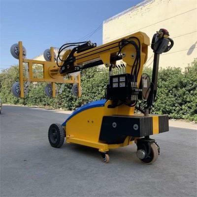 China 3.5m Electric Vacuum Glass Glazing Robot with 3500mm Lifting Height and 300-600kg Capacity for Material Handling for sale