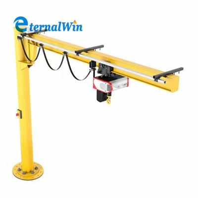 China BZ Type Pillar Mounted Jib Crane 5 Ton Capacity 4m Lifting Height Workshop Fixed for sale