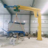 China BZ Type Pillar Mounted Jib Crane 5 Ton Capacity 4m Lifting Height Workshop Fixed for sale