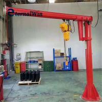 China Electric Cantilever Jib Crane 500kg-3ton 0-20m/min Custom Lift Height Steel for sale