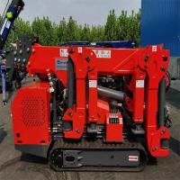 China 10 Ton Spider Crawler Crane 22.5m Lifting Height 5t Fly Jib Narrow Space Use for sale