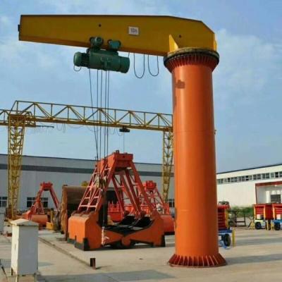 China 360° Rotation Column Fixed Jib Crane 2 Ton Capacity with Remote Control - 6m Working Radius & 14m/min Speed for sale