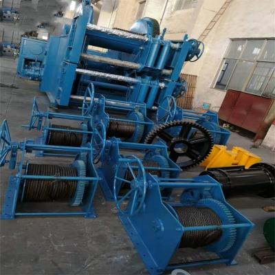 China EW Brand Marine Hydraulic Winch 5t-50t Capacity with 0-40 m/min Rope Speed for Crane Logging and Cable Pulling for sale