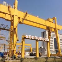 China Rail Mounted Gantry Crane Duty Class A3 A8 100 Feet Lifting Height 150 Feet Span for sale