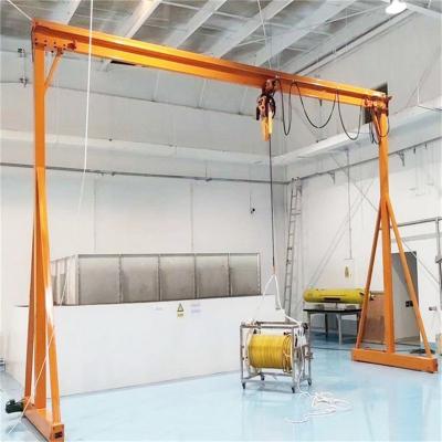 China Mobile Gantry Crane 0.5t to 20t Capacity 3-Phase 380V Power Supply Pendent or Remote Control for sale